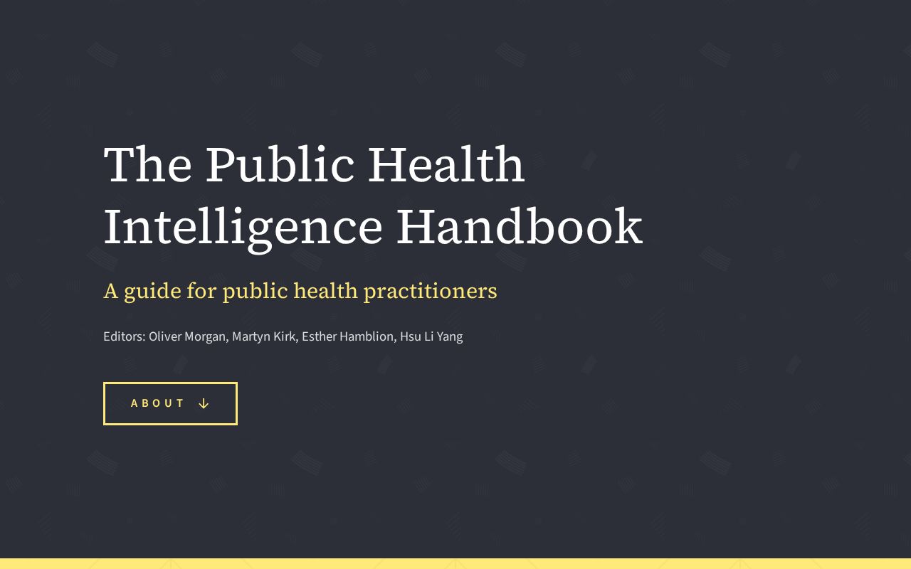 Public Health Intelligence Handbook
